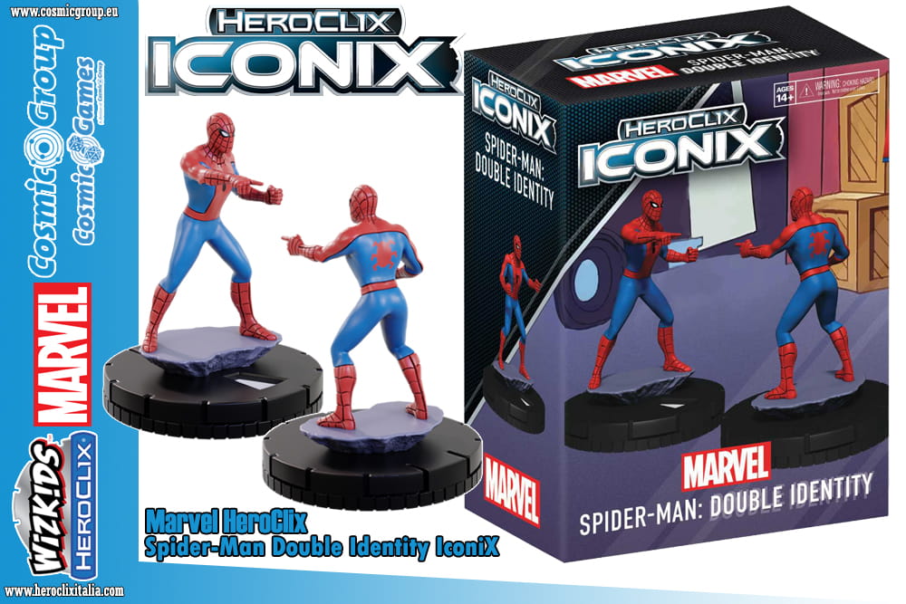 Preorder: Figurki Dwupak HeroClix Iconix Spider-Man Mem Double Identity ...