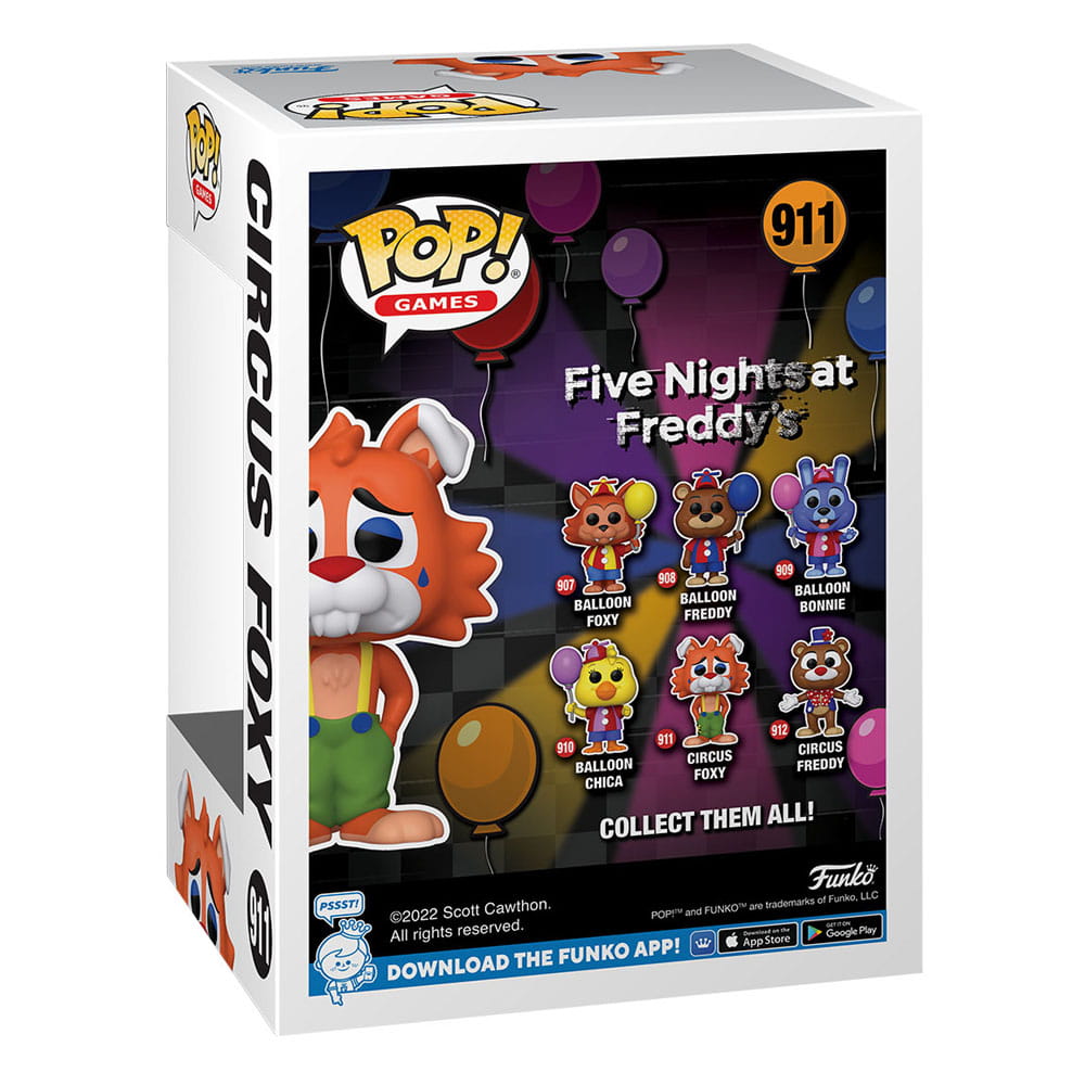 Figurka Funko Pop! #911 Circus Foxy - Five Nights at Freddy's Security ...
